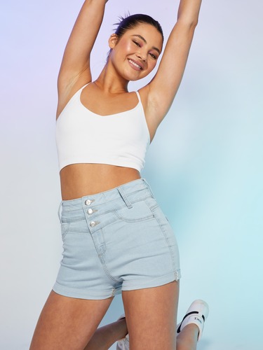 Mia 3 Button High Rise Short