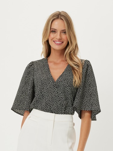 Sandy Sheer Sleeve Top