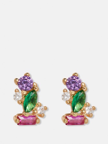 Harper Multi Jewel Stud Earrings