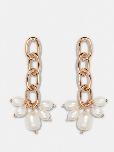 Freshwater Pearl Chain Earring
