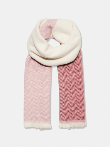 Zoey Herringbone Colour Block Scarf