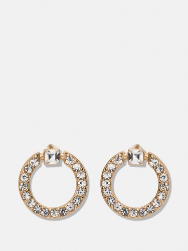 Darcy Diamante Front Hoop Stud