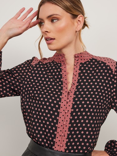 Erin Spot Blouse