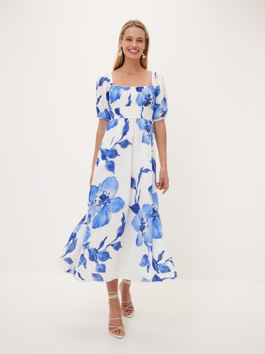Katina Short Sleeve Midi Dress