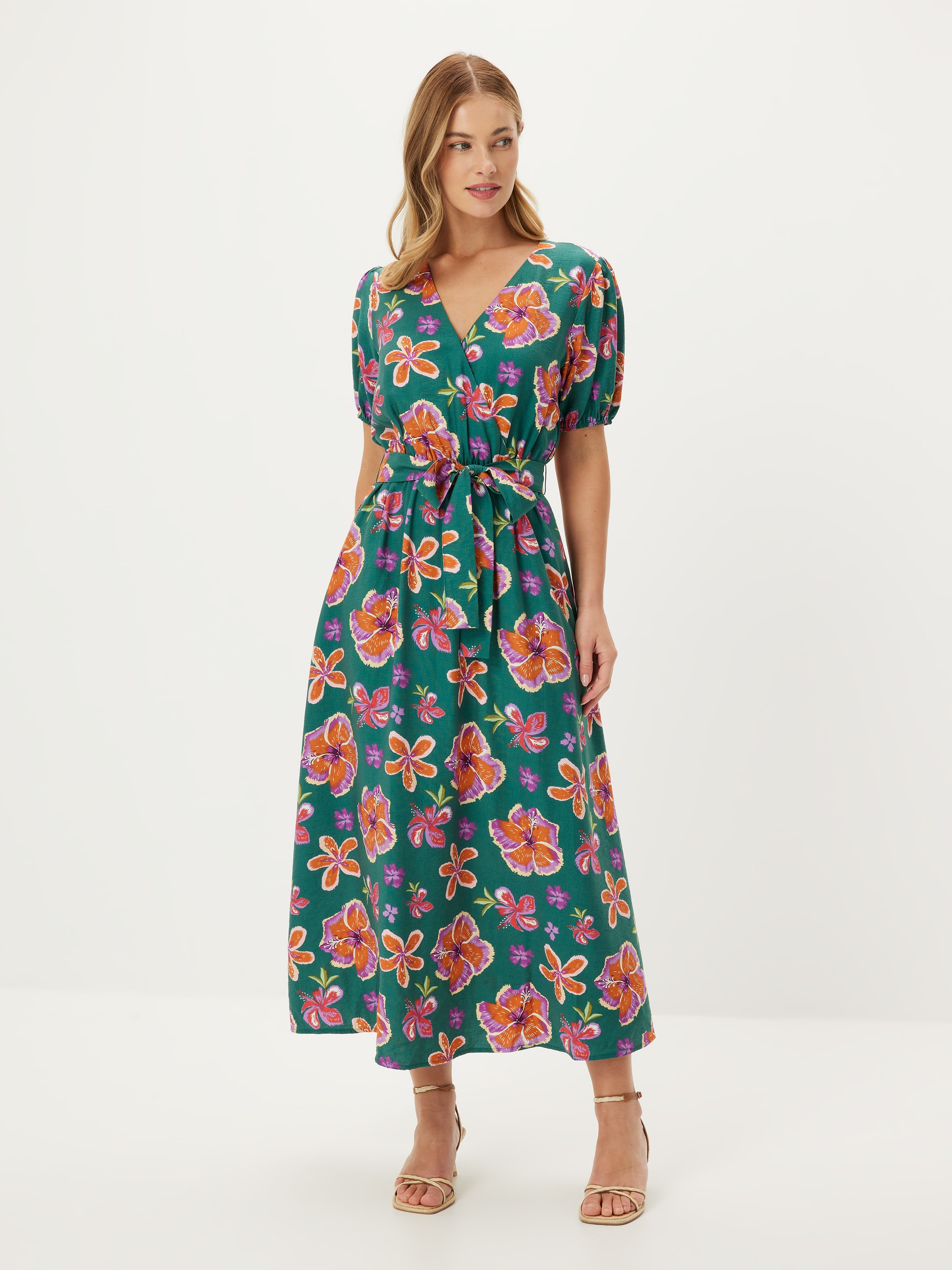 Wanda Wrap Midi Dress - Portmans Online