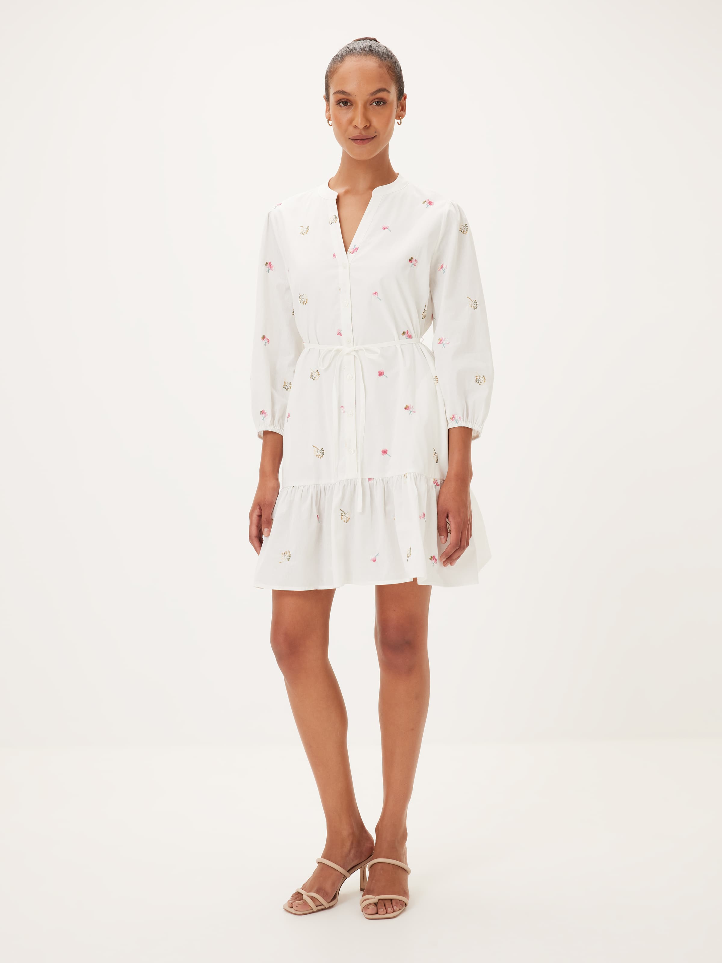Ellen Long Sleeve Shirt Dress - Portmans Online