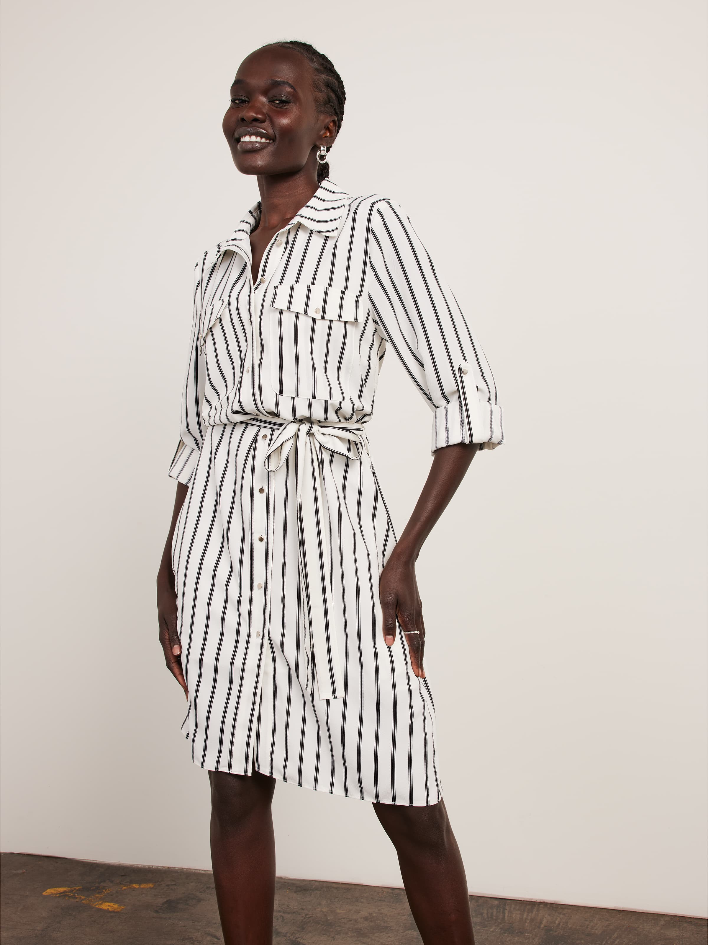 Meredith Midi Shirt Dress - Portmans Online