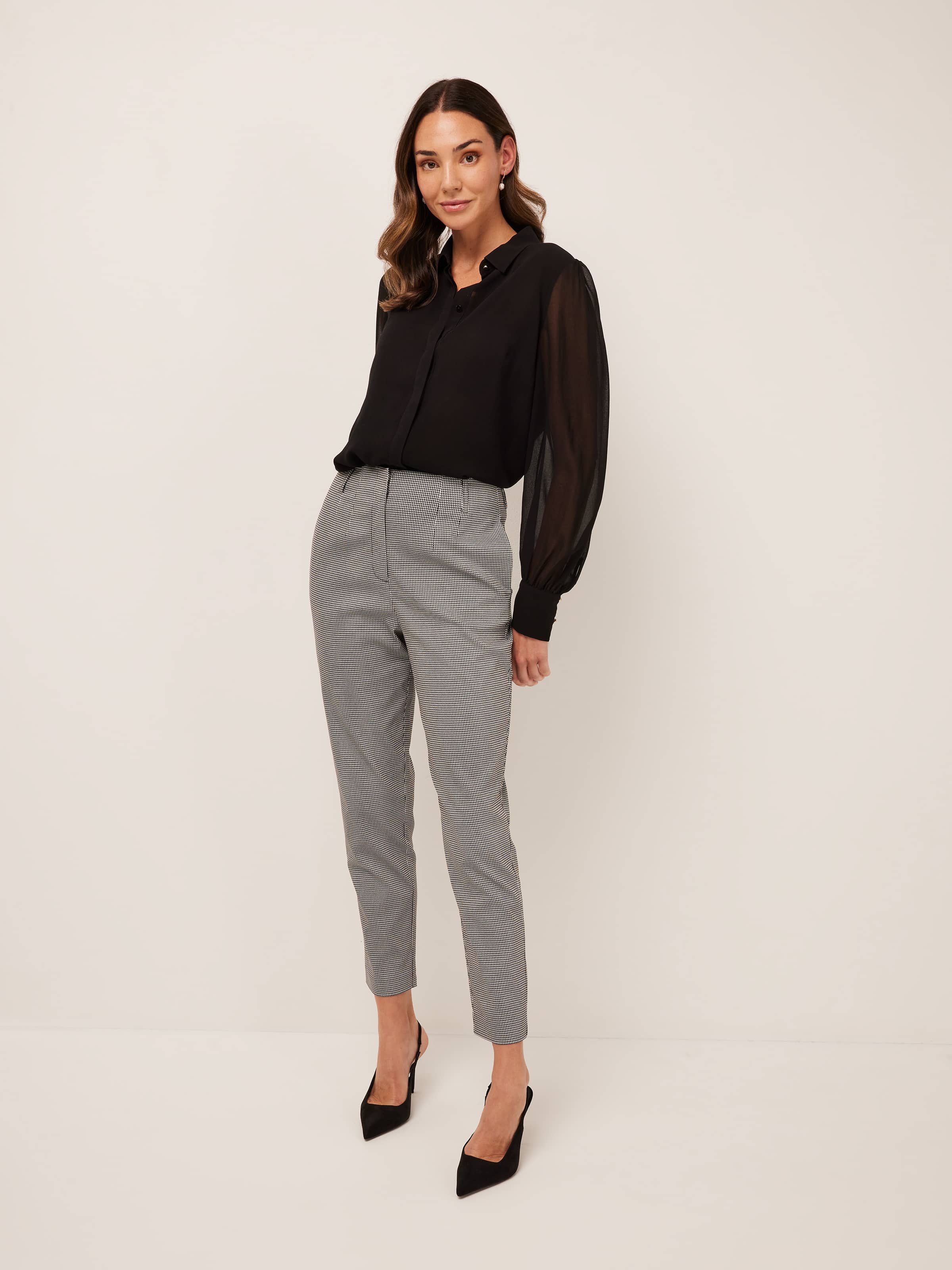 Vivian Houndstooth Pant - Portmans Online