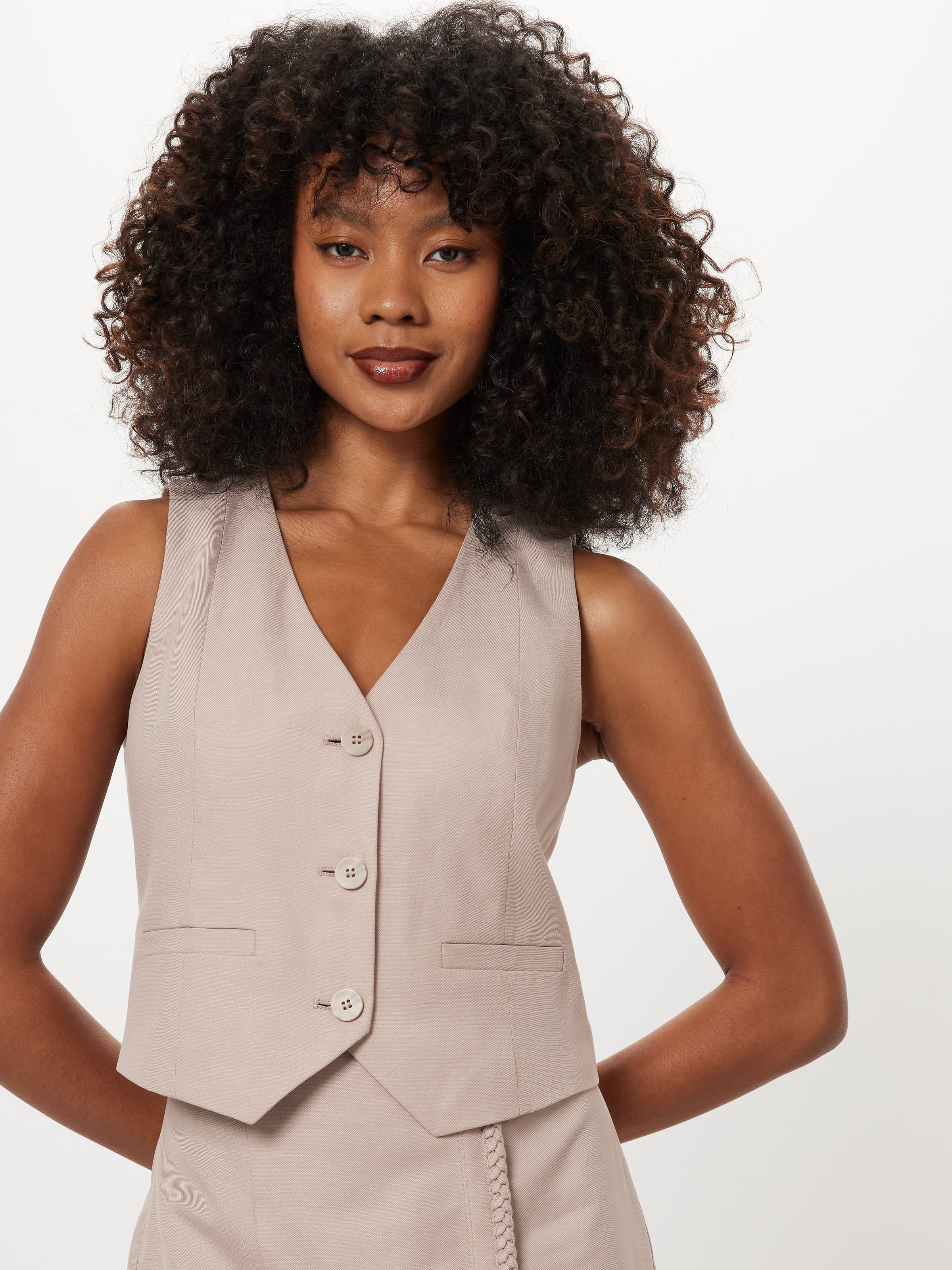 Golden Age Waistcoat Pink Wheat - Portmans Online