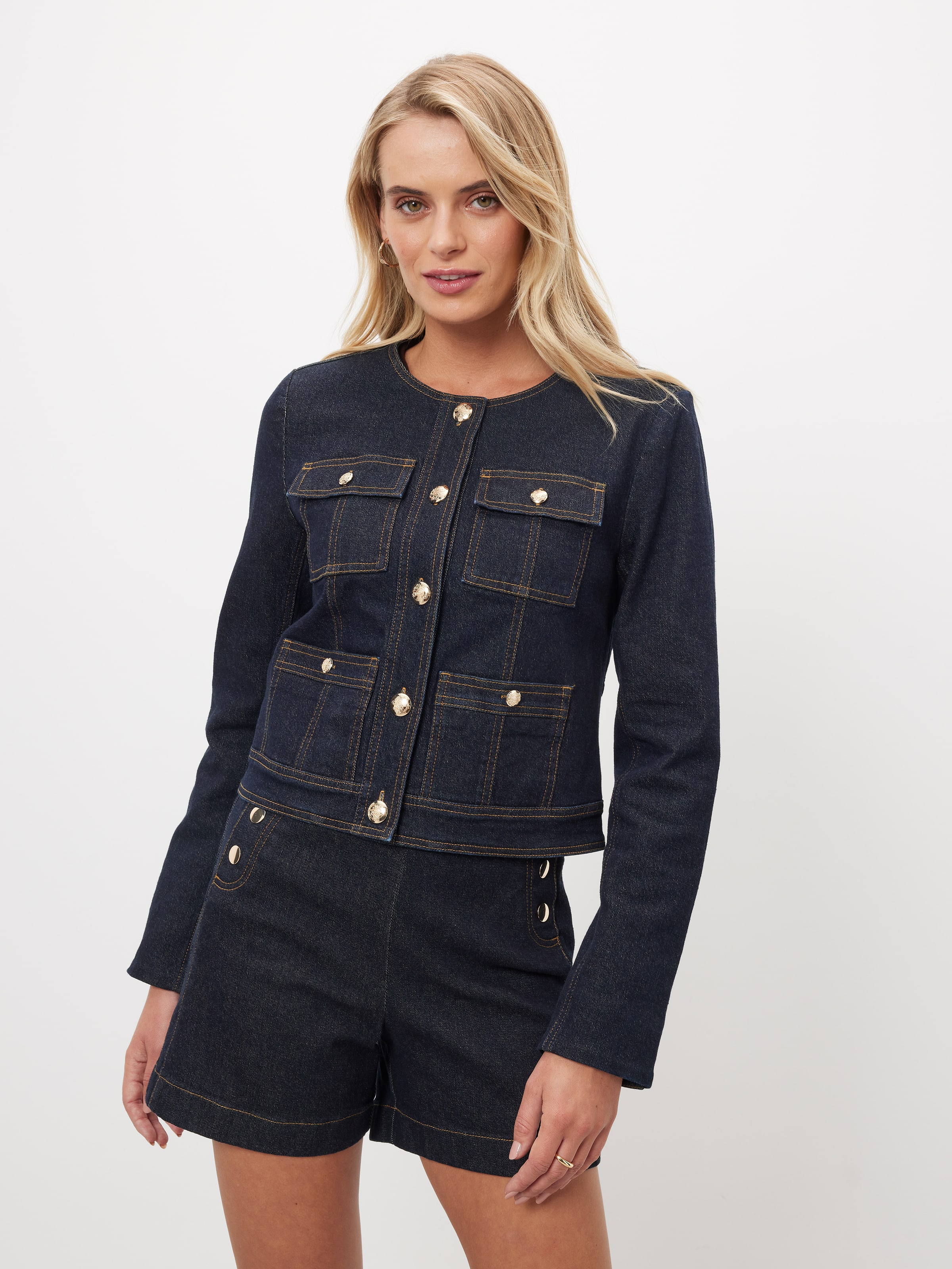 Melbourne Indigo Denim Jacket - Portmans Online