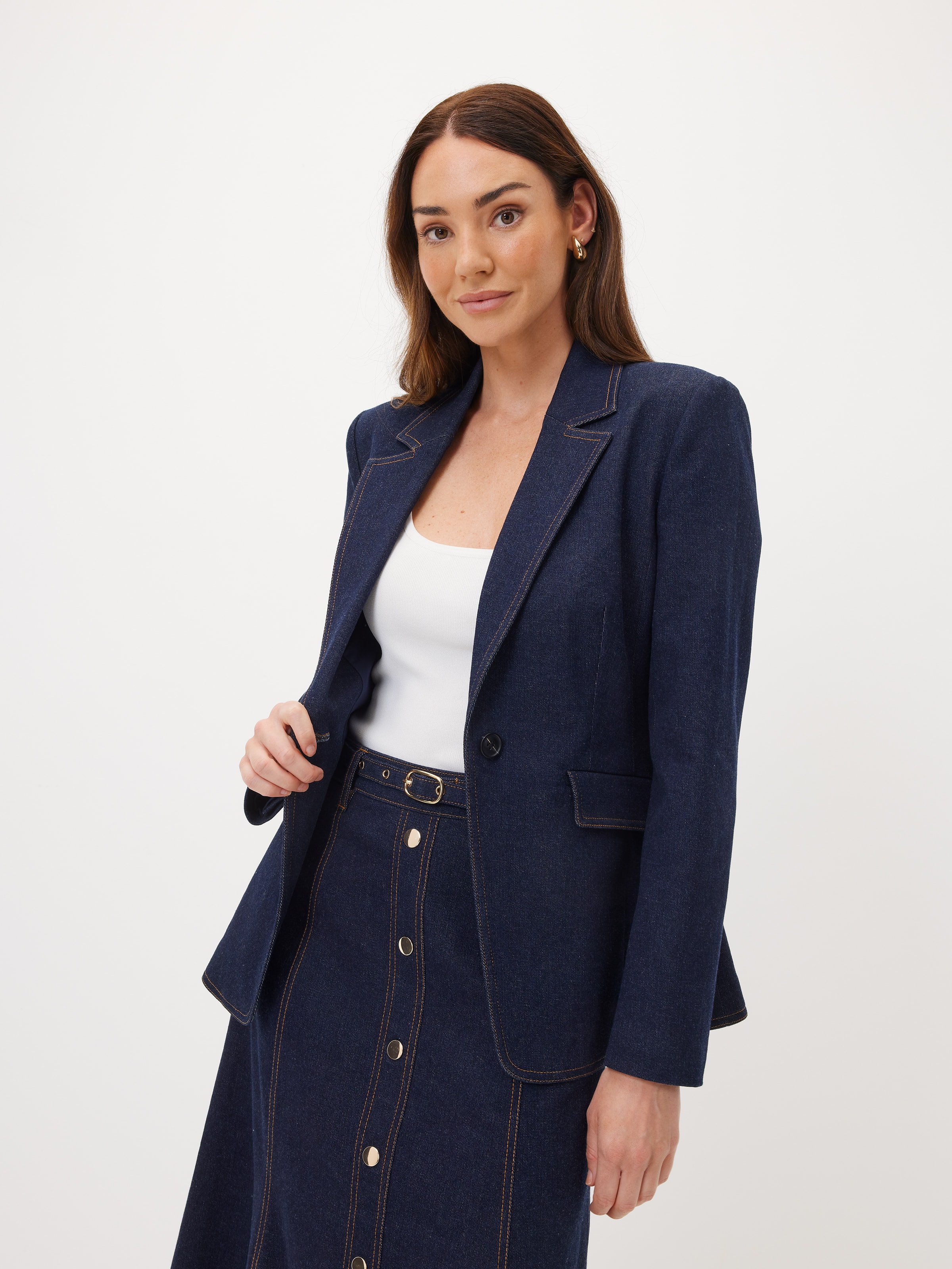 Hudson Indigo Denim Jacket - Portmans Online