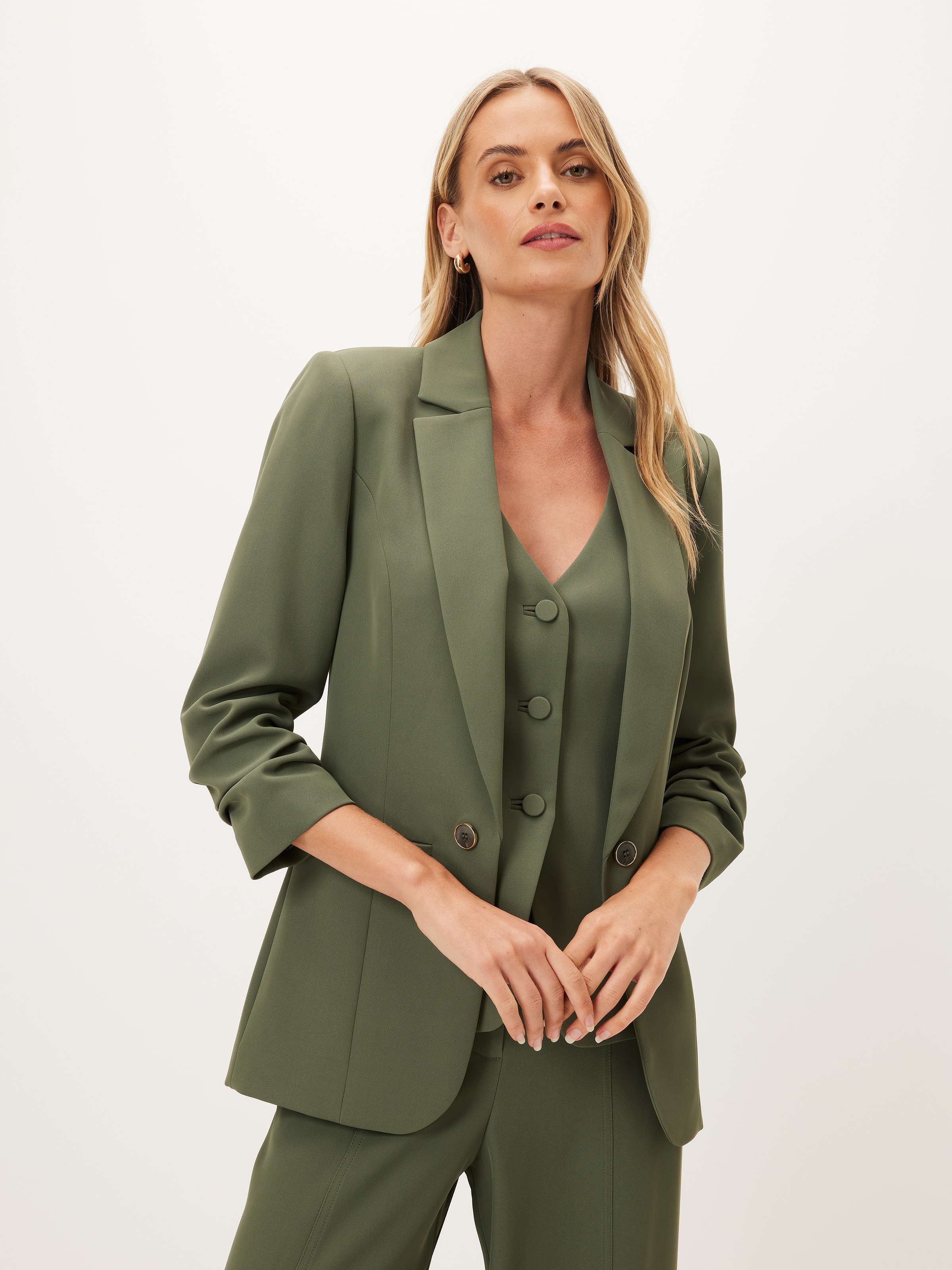 In Vogue Blazer Olive - Portmans Online