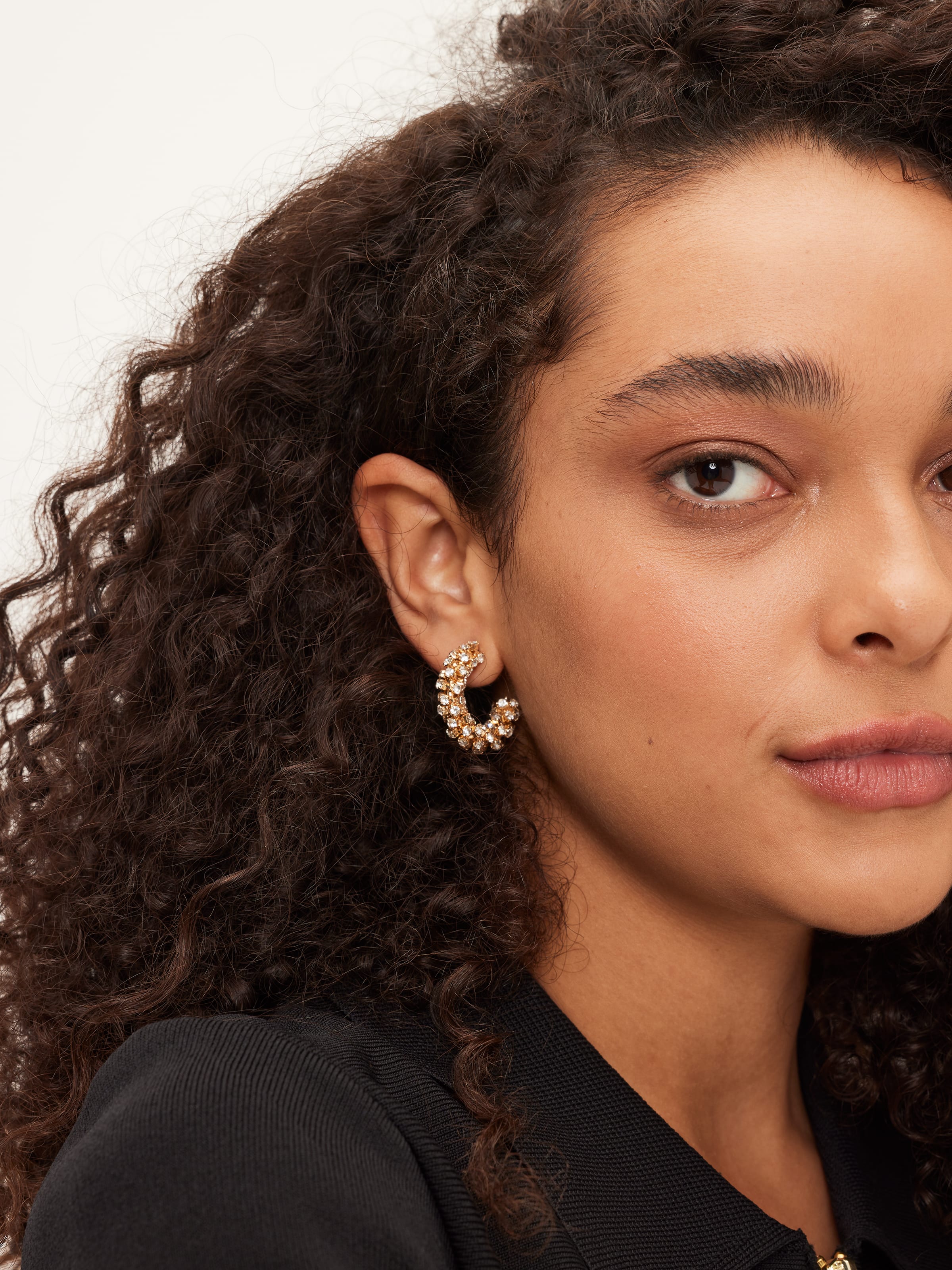 Mia Diamante Hoop Earrings - Portmans Online