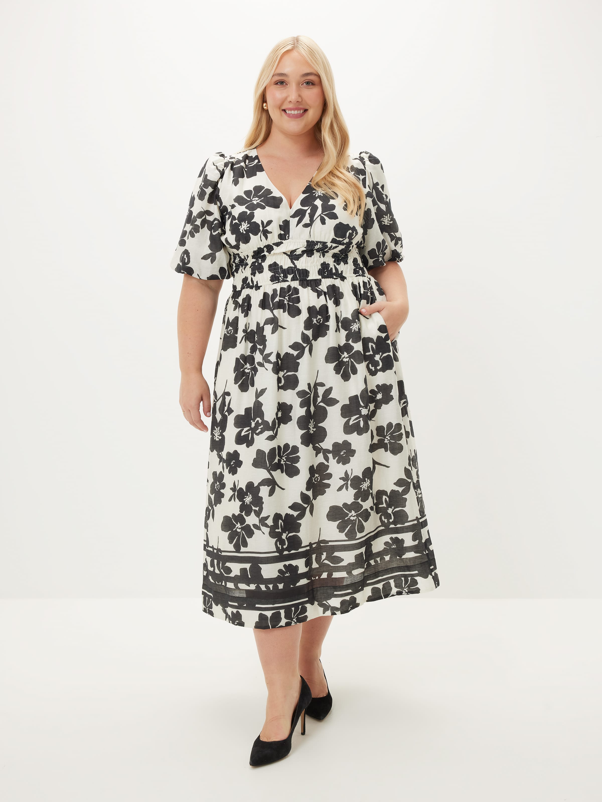 Curve Bowie Midi Dress - Portmans Online
