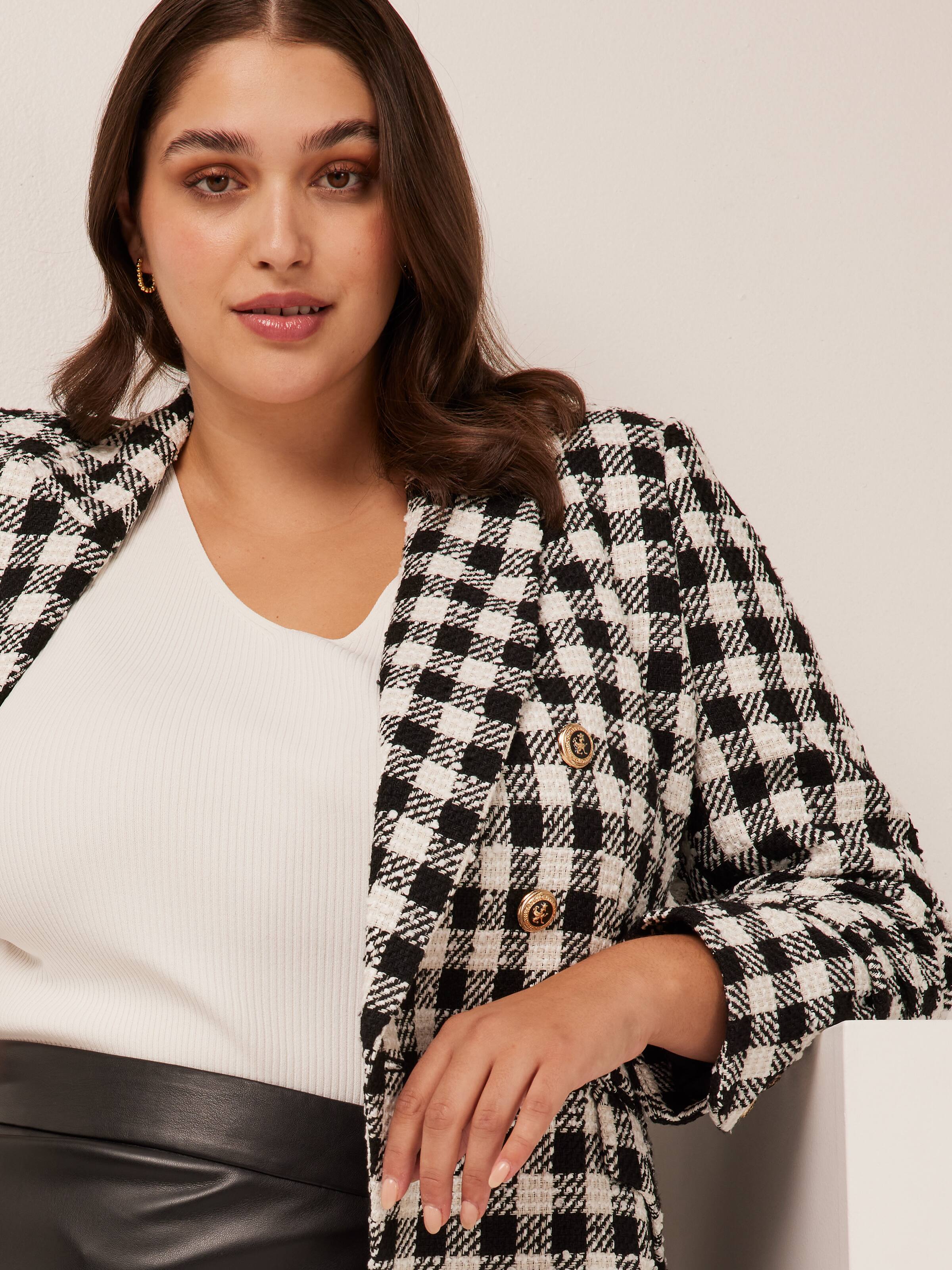 Curve Make You Mine Boucle Blazer - Portmans Online