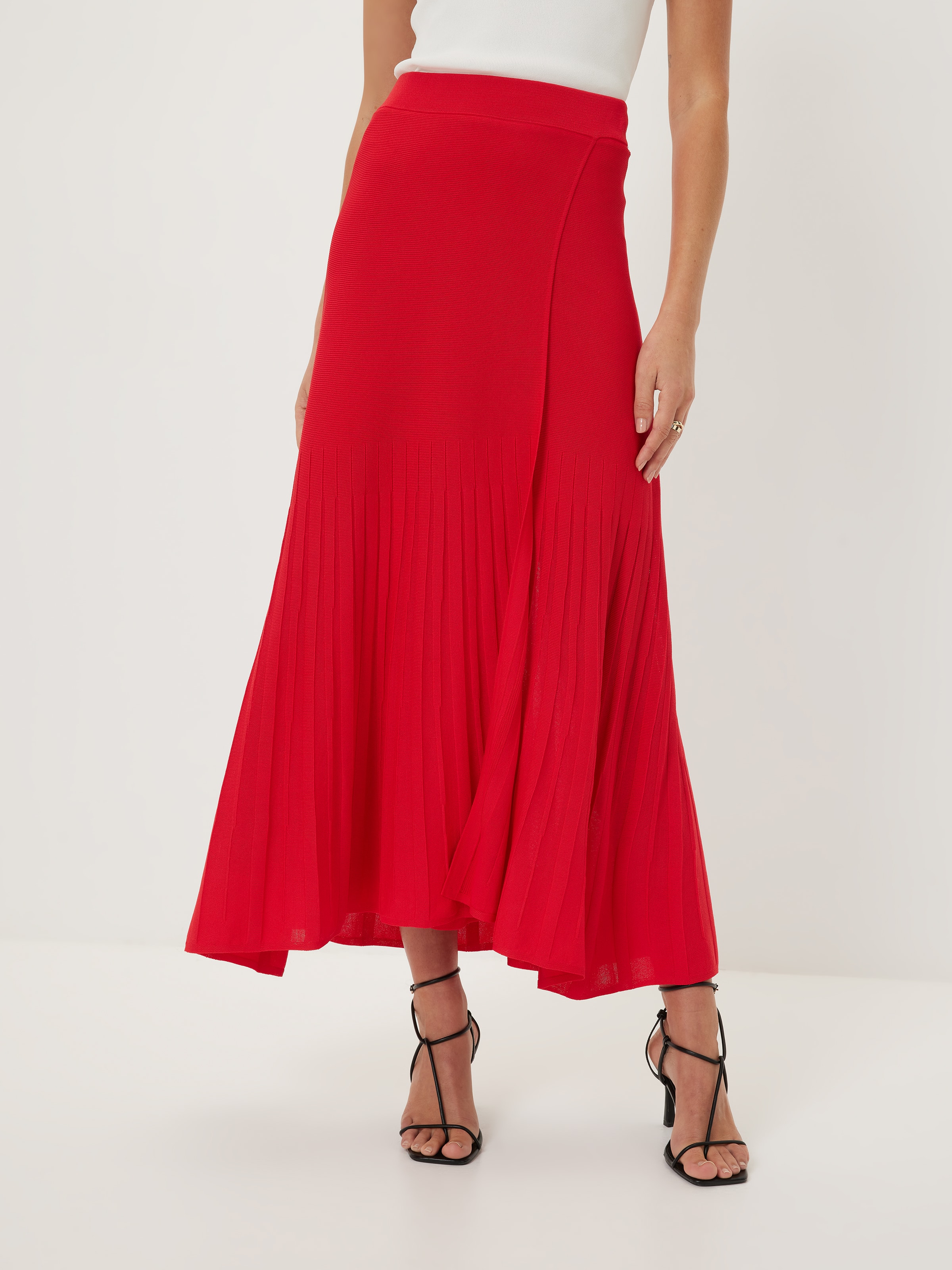 Bettina Pleated Wrap Skirt - Portmans Online