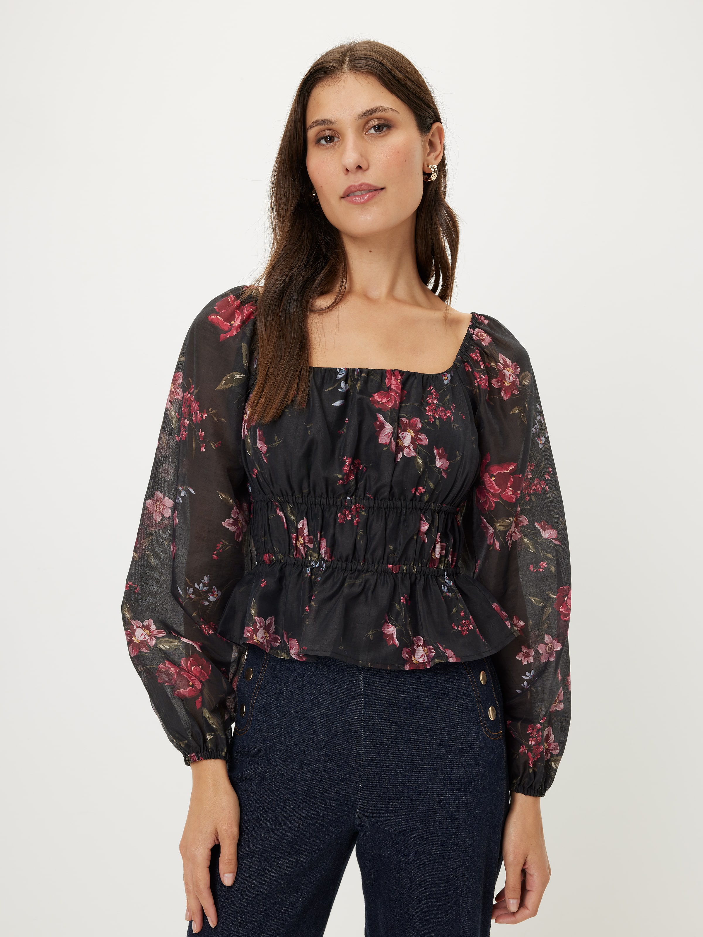 Amelia Long Sleeve Top - Portmans Online