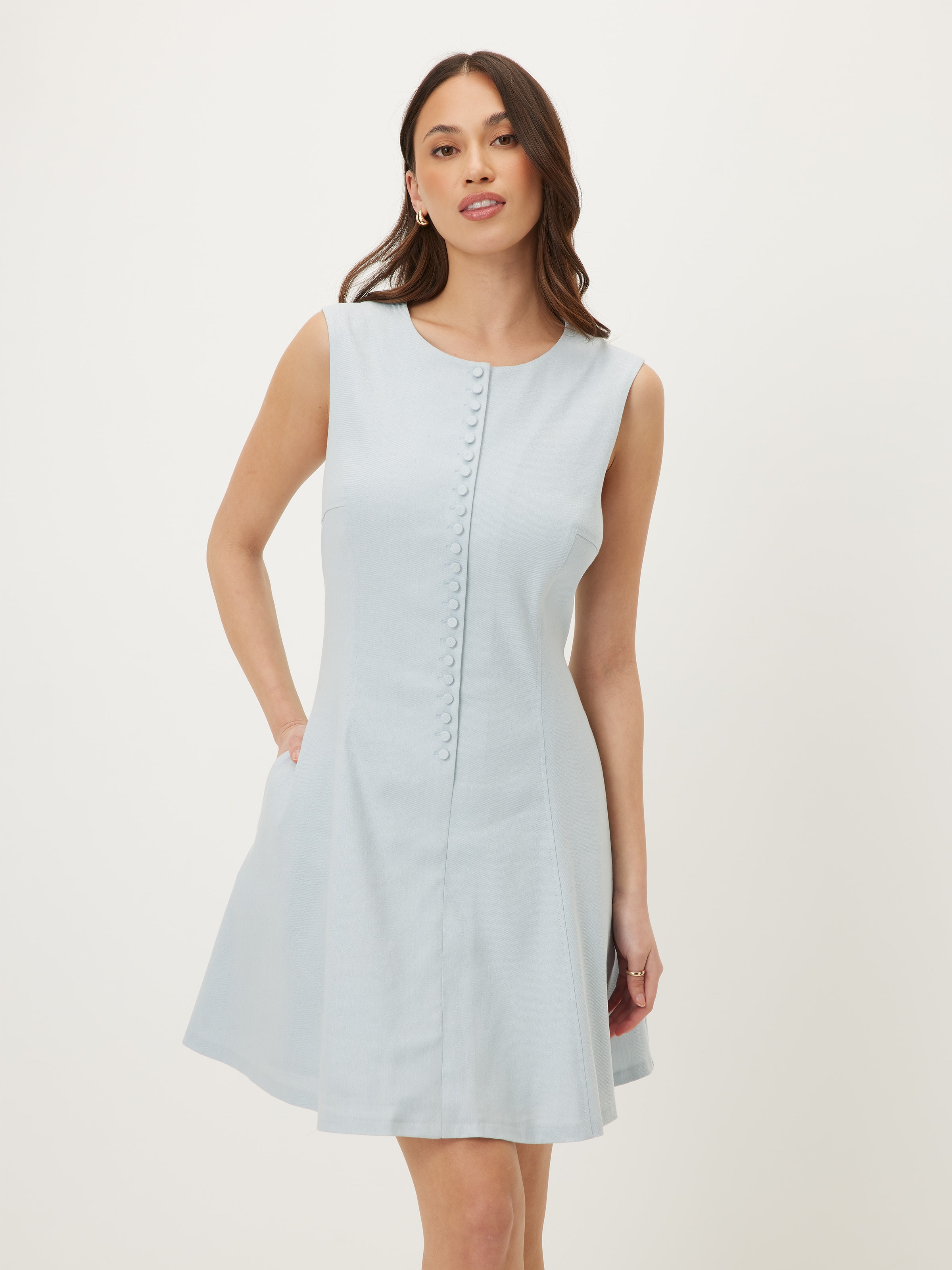 Katie Short Dress Skyway - Portmans Online