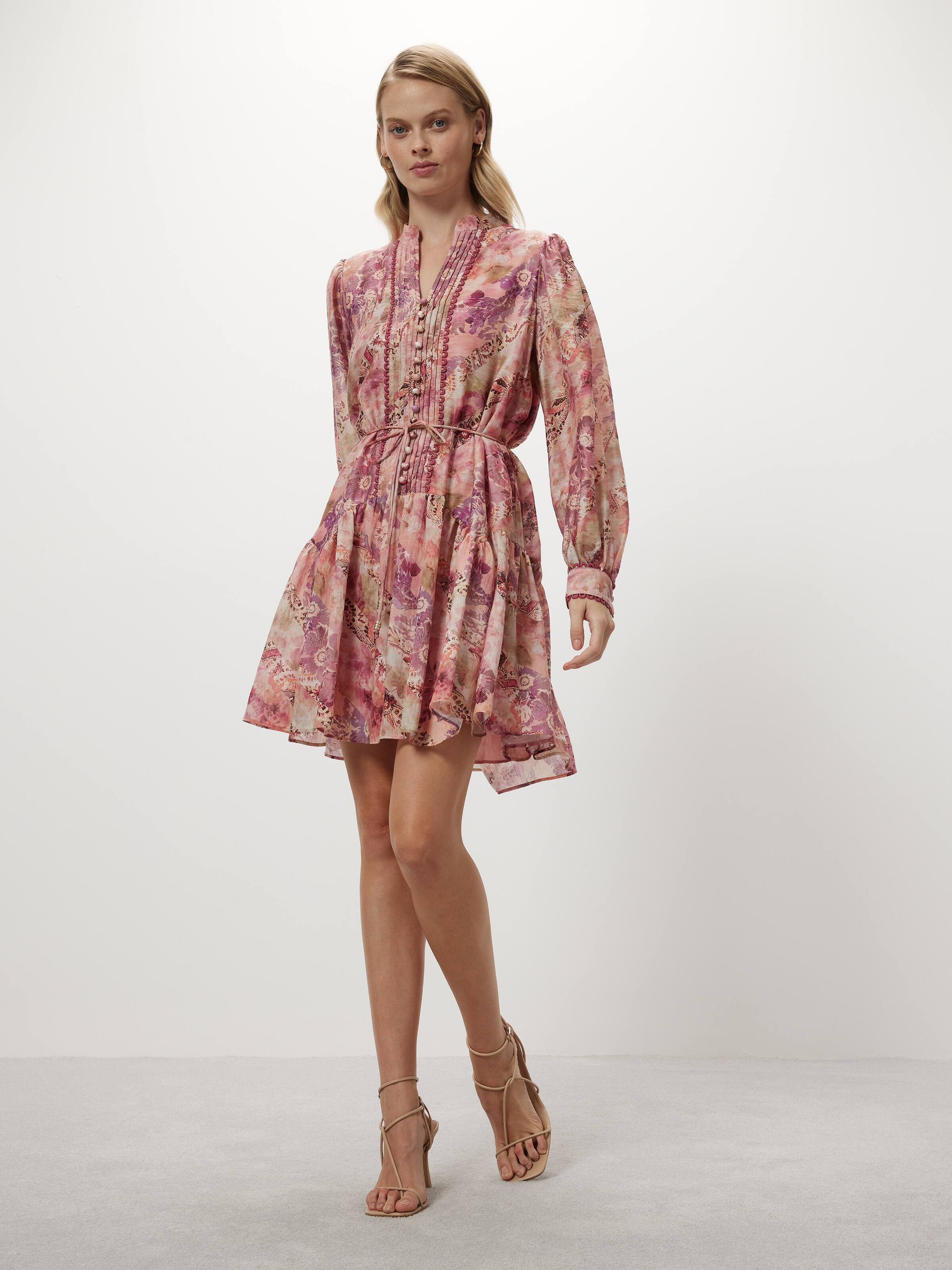 Marsai Pintuck Short Dress - Portmans Online