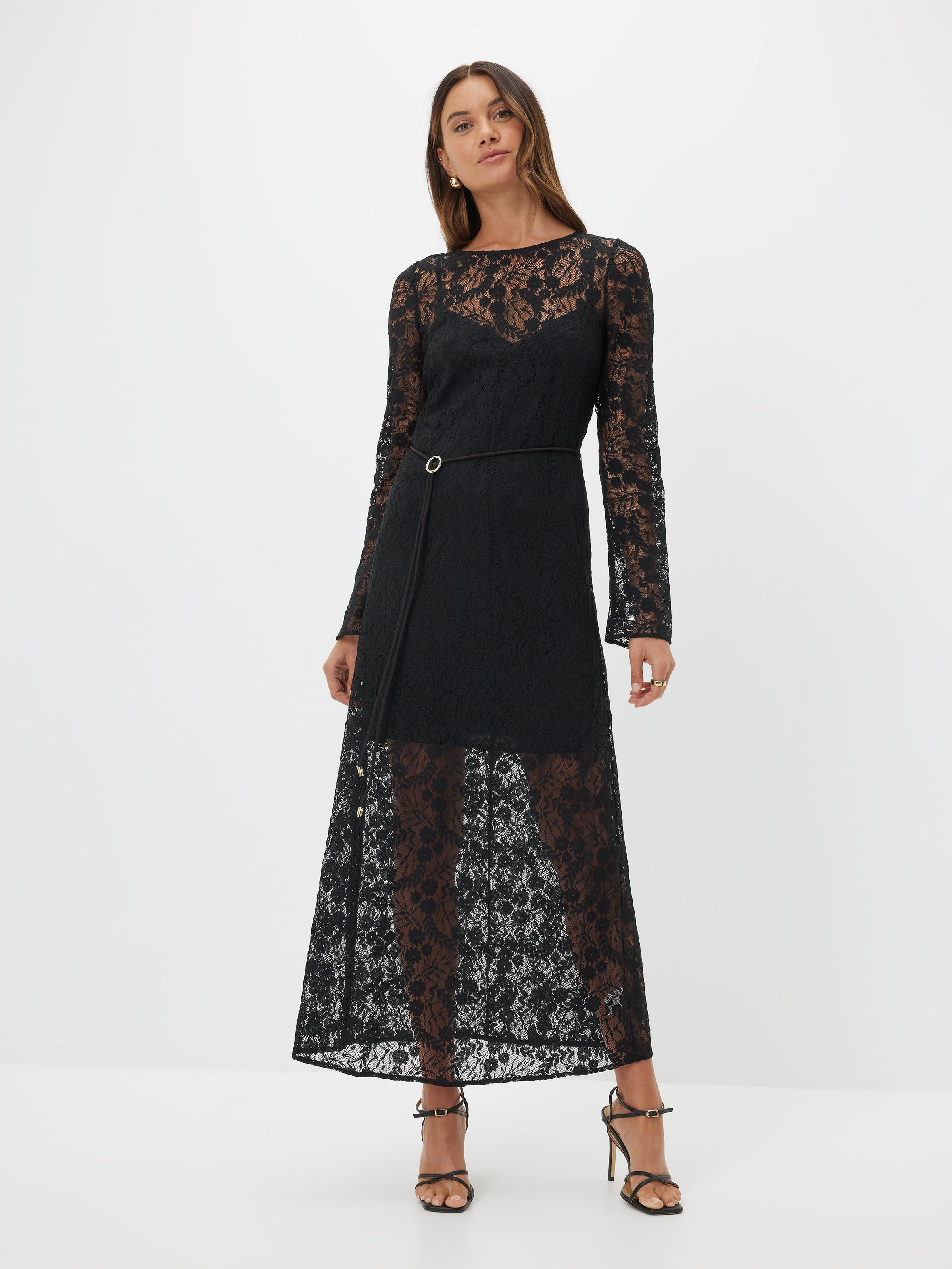 Lola Long Sleeve Lace Dress - Portmans Online
