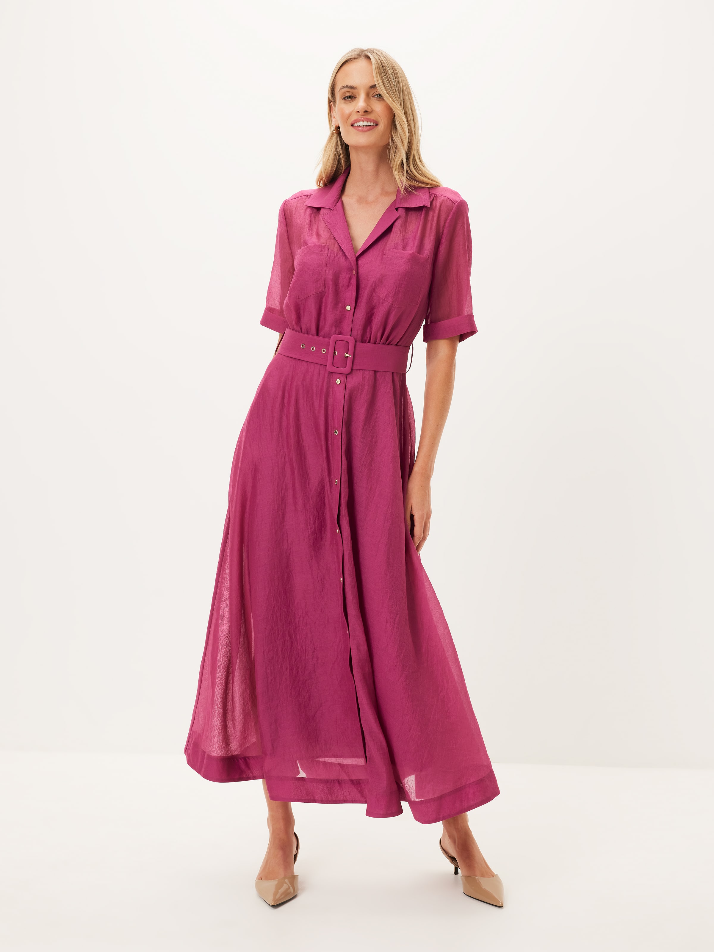 Anastasia Sheer Maxi Dress - Portmans Online