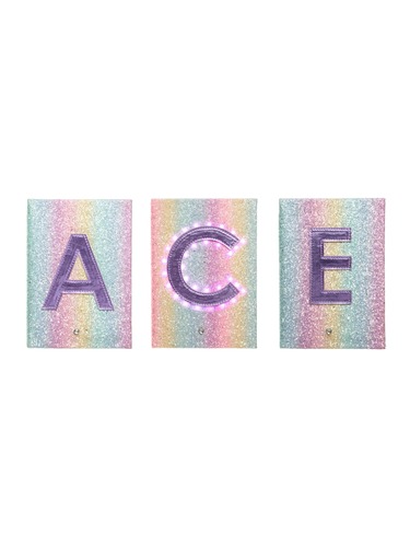 Light Up Alphabet A5 Notebook